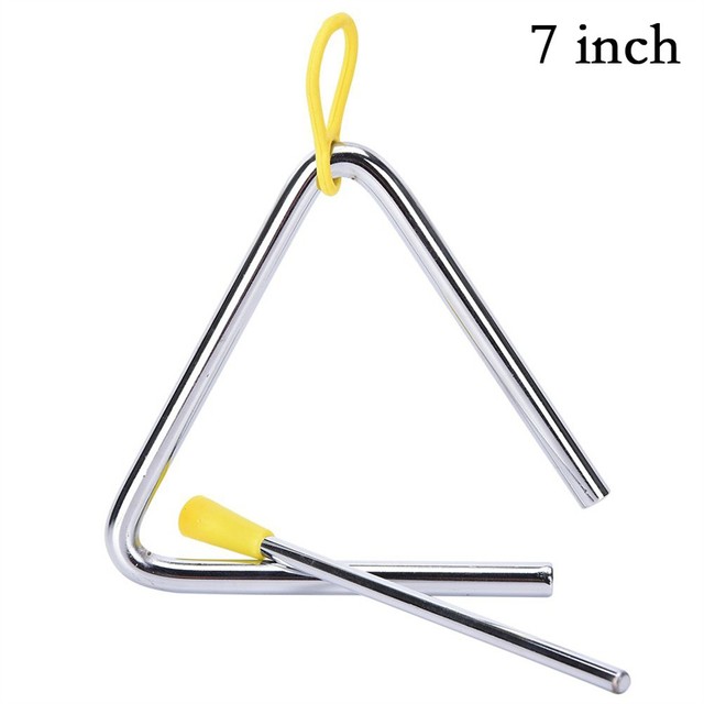 4-8 Inch Metal Musical Triangle Steel Percussion E... – Grandado