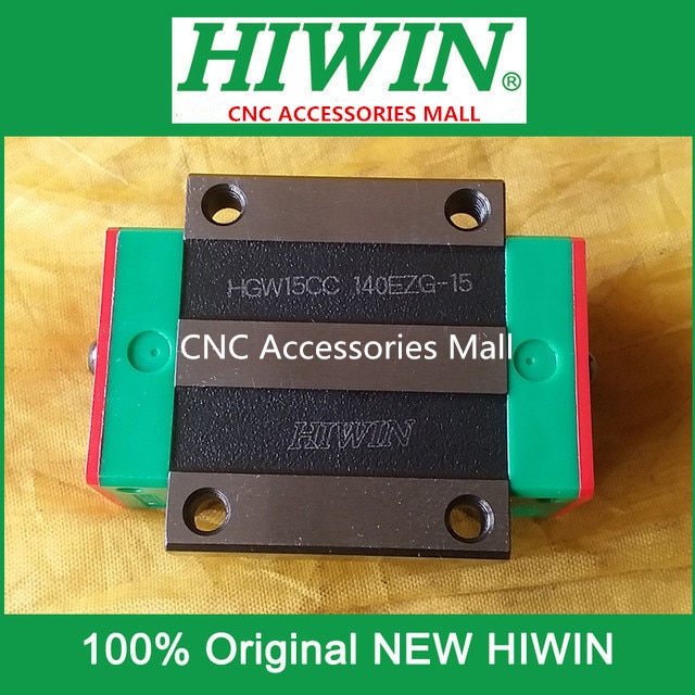 2 stks Originele HIWIN HGW15CC lineaire gids blok ... – Vicedeal