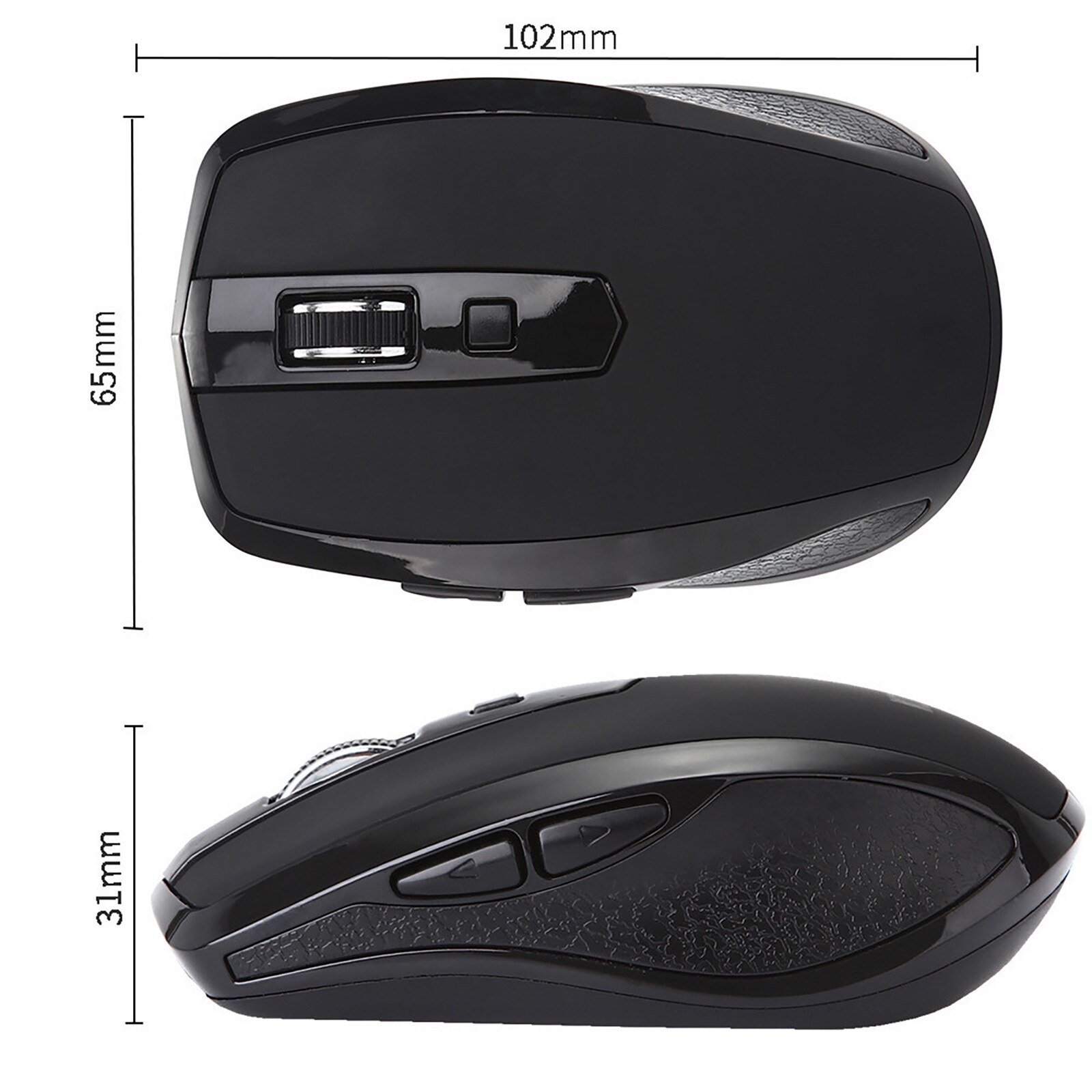 2.4G USB Type C Wireless Mouse Slinet Click Ergono... – Grandado