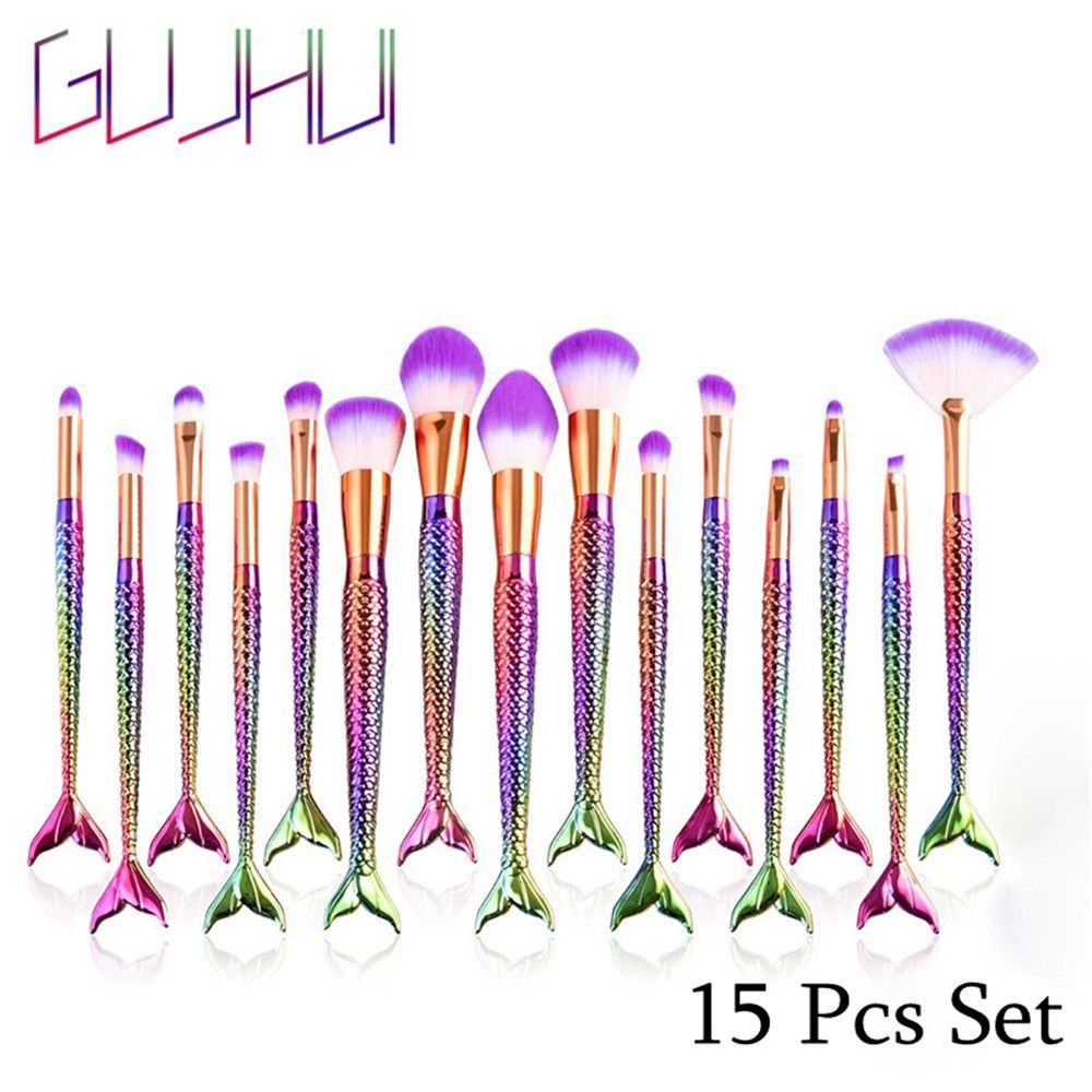 5/10/14/15/16 st pro mermaid fishtail makeup borst... – Grandado