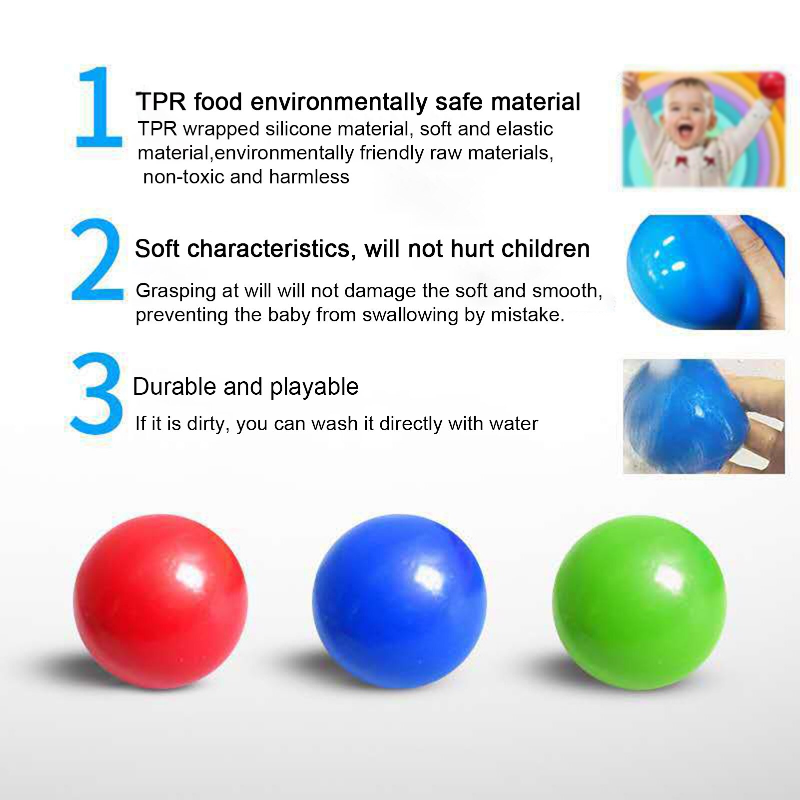 4.5cm Luminous Fun Sticky Target Ball Decompressio... – Grandado