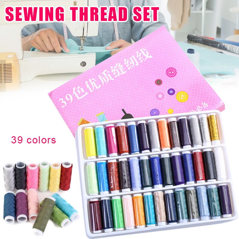 39pcs Sewing Thread 39 Color Colorful Assortment T... – Vicedeal