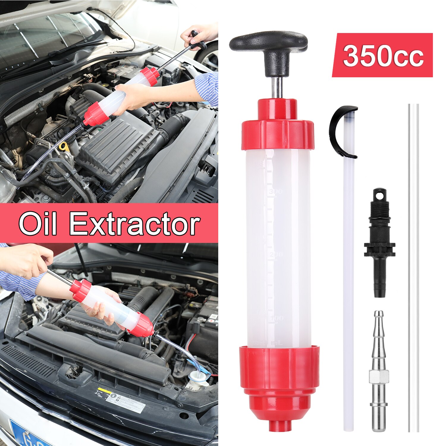 350cc Oil Extractor Filling Bottle Transfer Manual... – Grandado