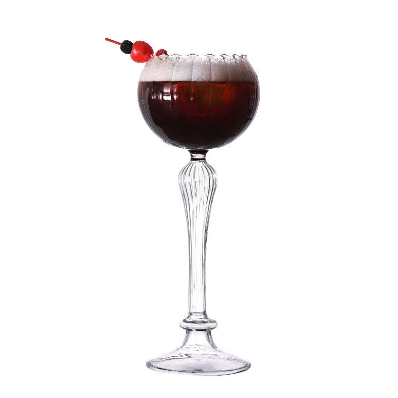 Cocktail Glass European High-foot Flower-shaped Co... – Grandado