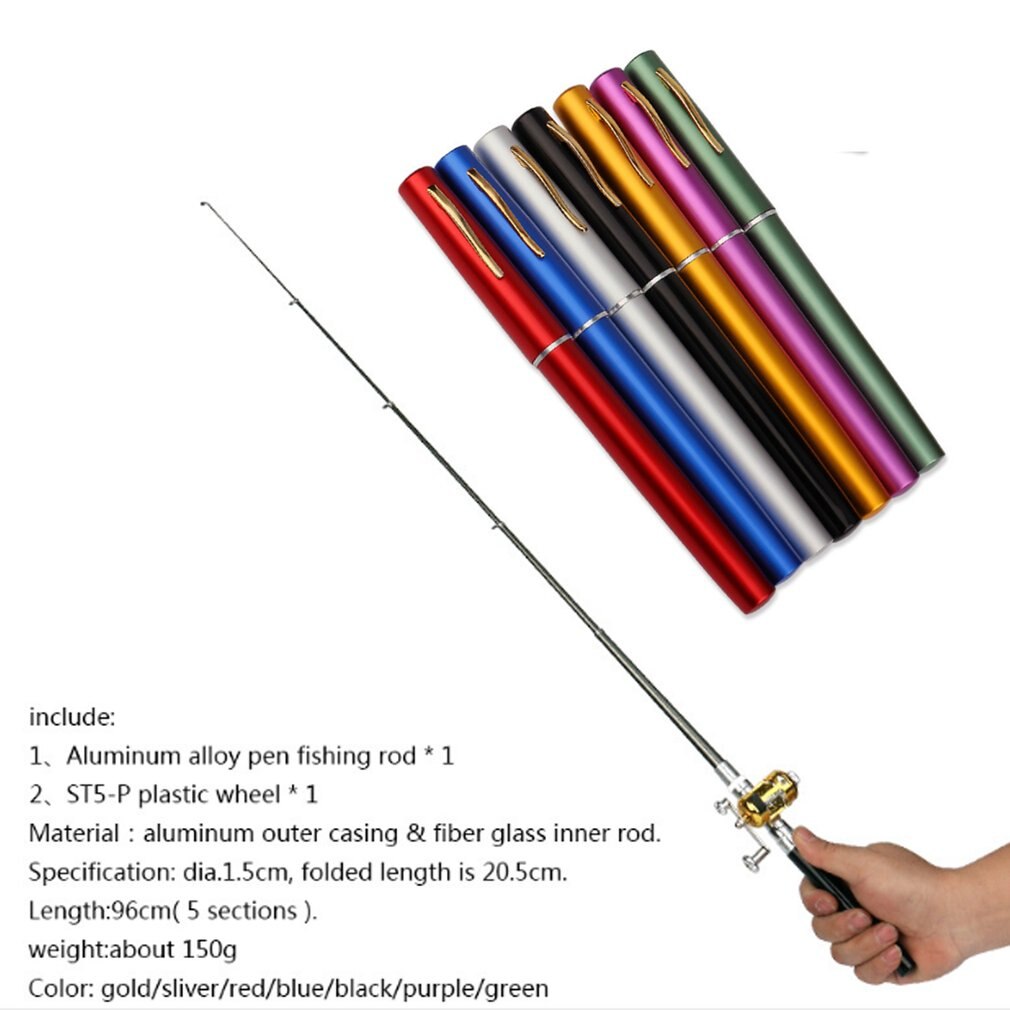 Pen Type Fishing Rod Mini Pocket Ice Fishing Rod – Grandado
