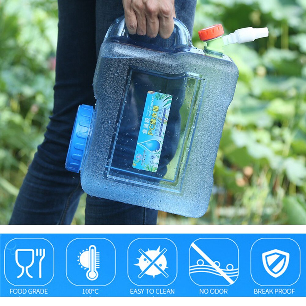 18L Outdoor BPA-Free Reusable Plastic Water Bottle... – Grandado