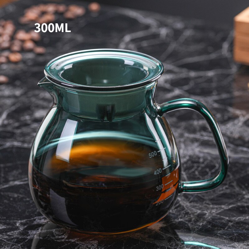 300/500ml Color Reusable Glass Coffee Pot High Tem... – Grandado