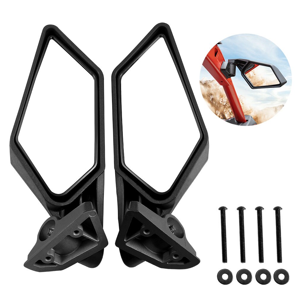 UTV Rearview Adjustable 4x4 Racing Side Mirrors Se... – Grandado