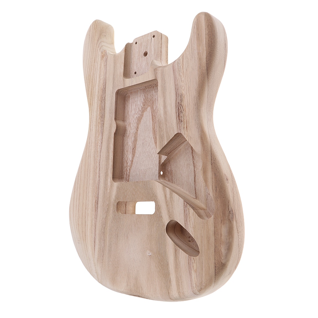 Solid Wood Electric Guitar Unfinished Body for Str... – Grandado