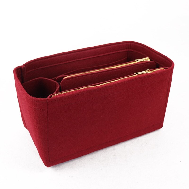 Purse Organizer Insert Felt Bags Handbag with Zipp... – Grandado