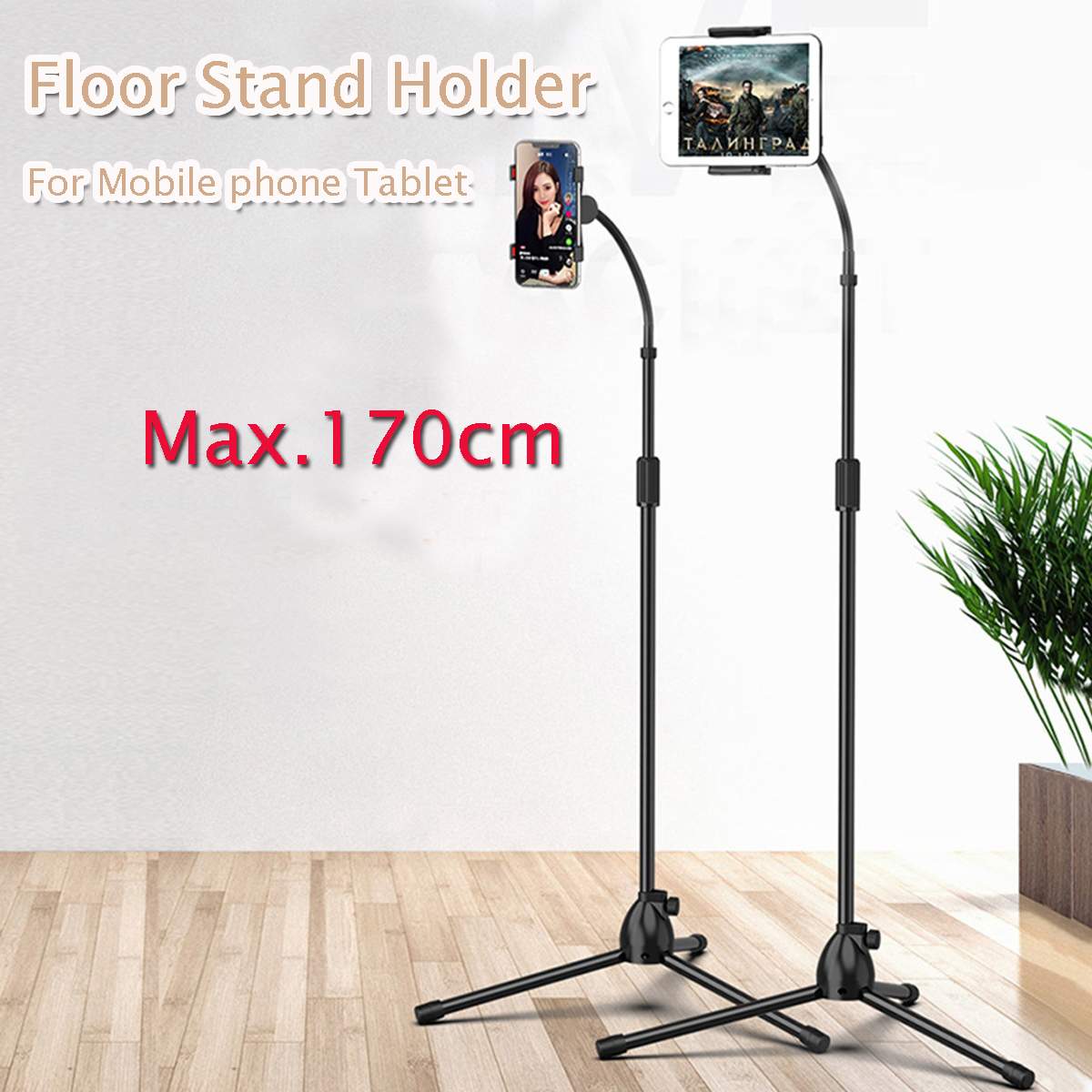 Universal Tablet Holder Floor Stand for iPad 3.5-1... – Grandado