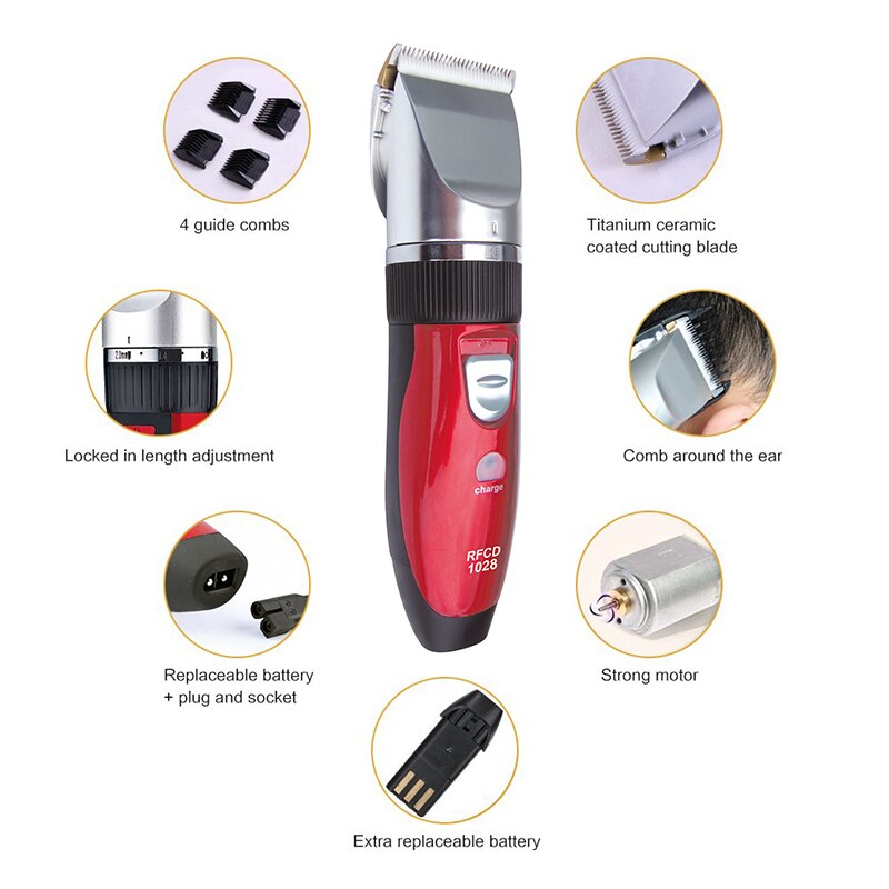 Men's Hair Clipper Barber Hair Clippers Men El... – Grandado