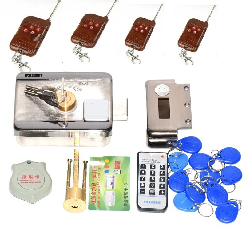 12VDC Gate door Electric Lock RFID integrated mute... – Grandado