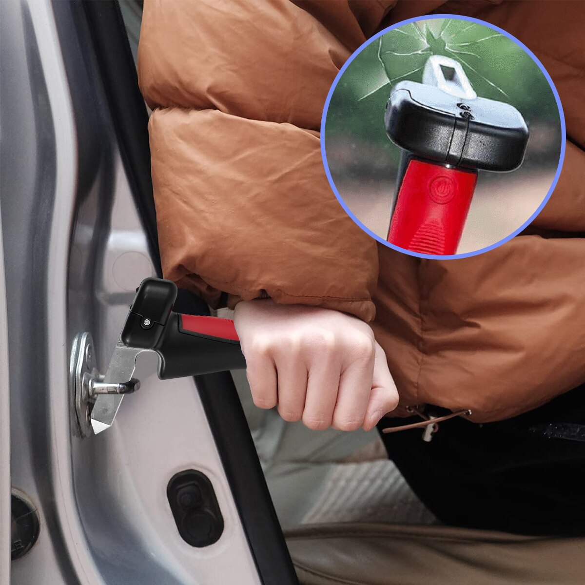 Car Handle Mobility Aid with Seatbelt Cutter Windo... – Grandado