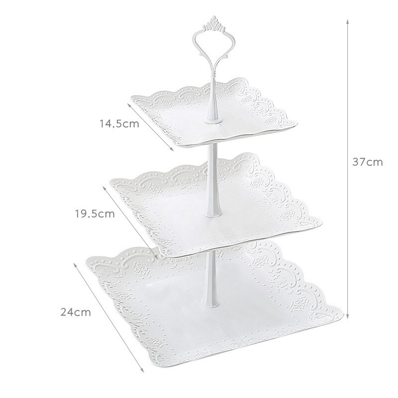 3 Tier Cupcake Display Stand Dessert Tower Fruit T... – Vicedeal