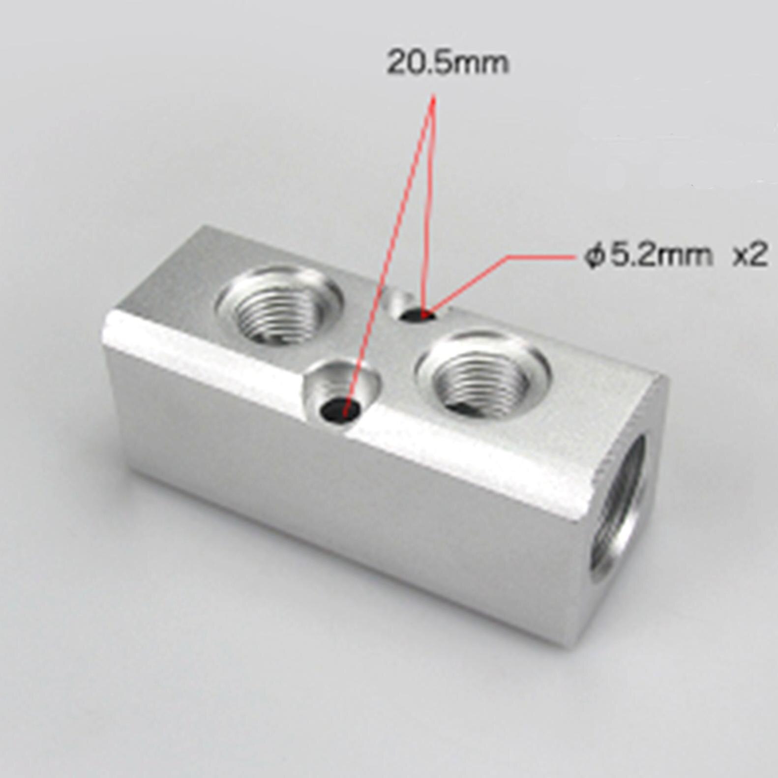 G1/2" In G1/4" Out 2 Way 4 Ports 30x30mm Pneumatic... – Grandado