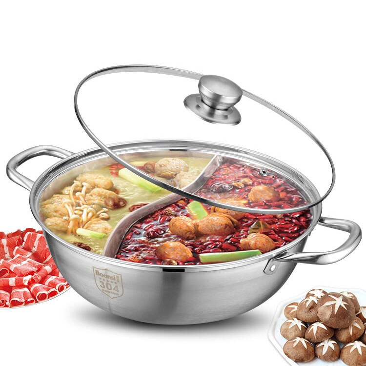 304 stainless steel mandarin duck pot thickened ho... – Vicedeal