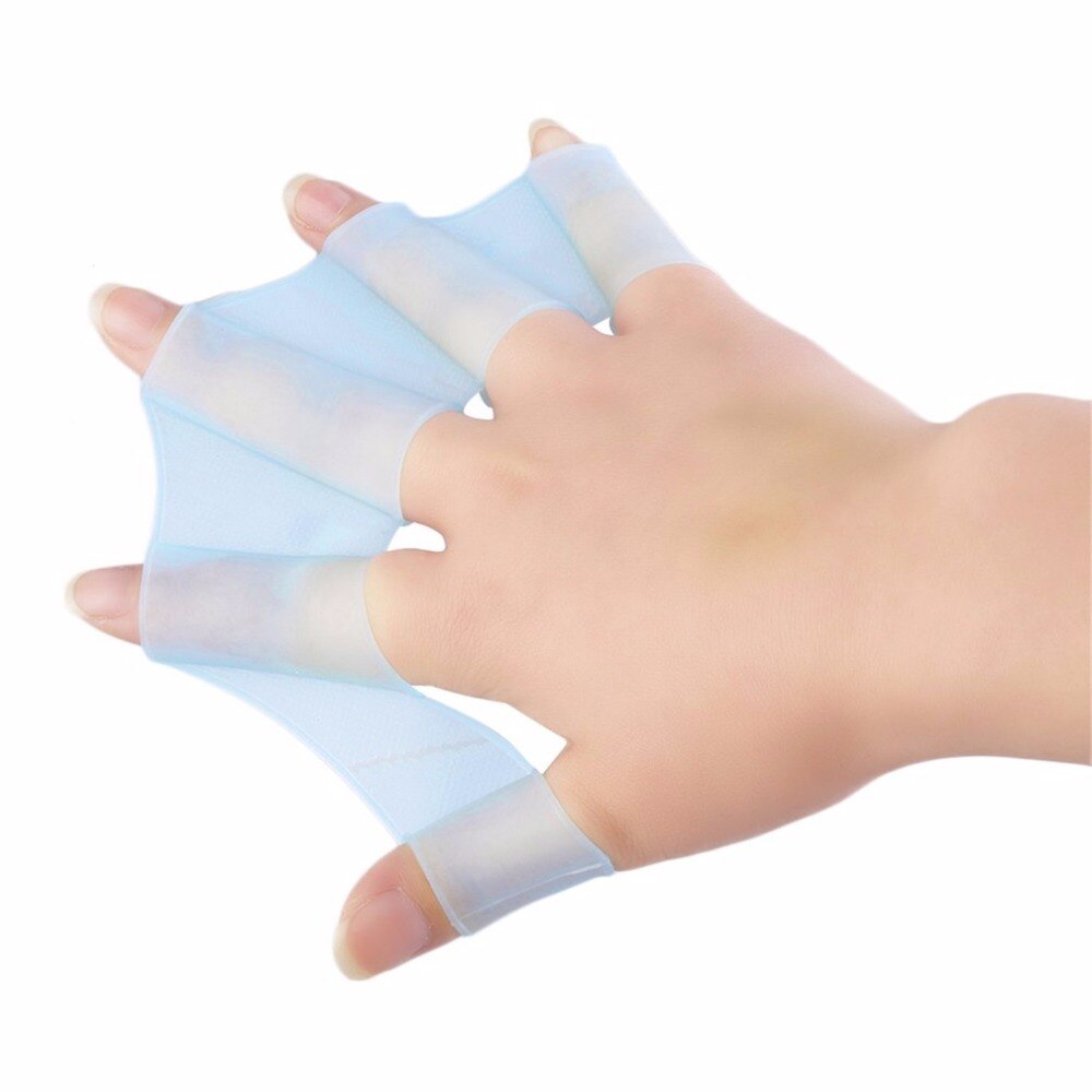A Pair Soft Silicone Swimming Hand Fins Flipper Fr... – Vicedeal
