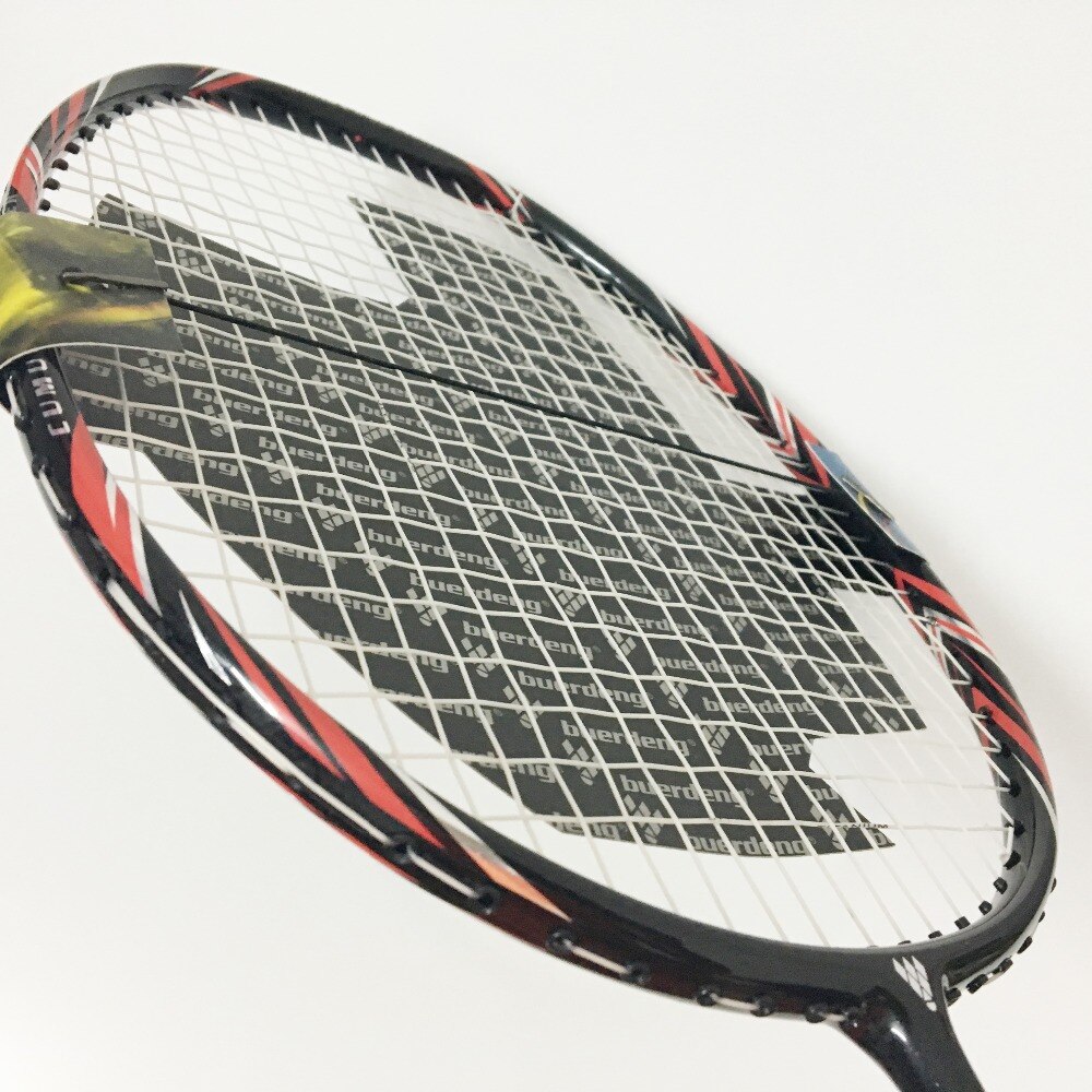 30Lbs badminton racket 3U best full carbon badmint... – Grandado