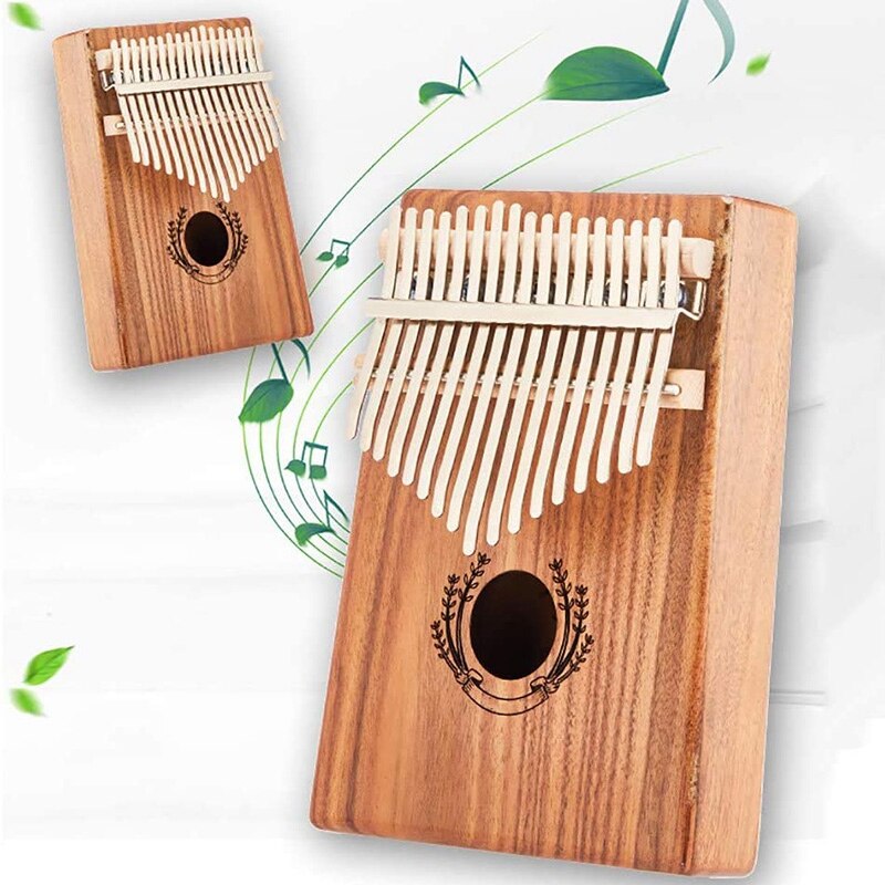 Karim Bambila 17-Key Acacia Thumb Piano, Keyboard ... – Vicedeal