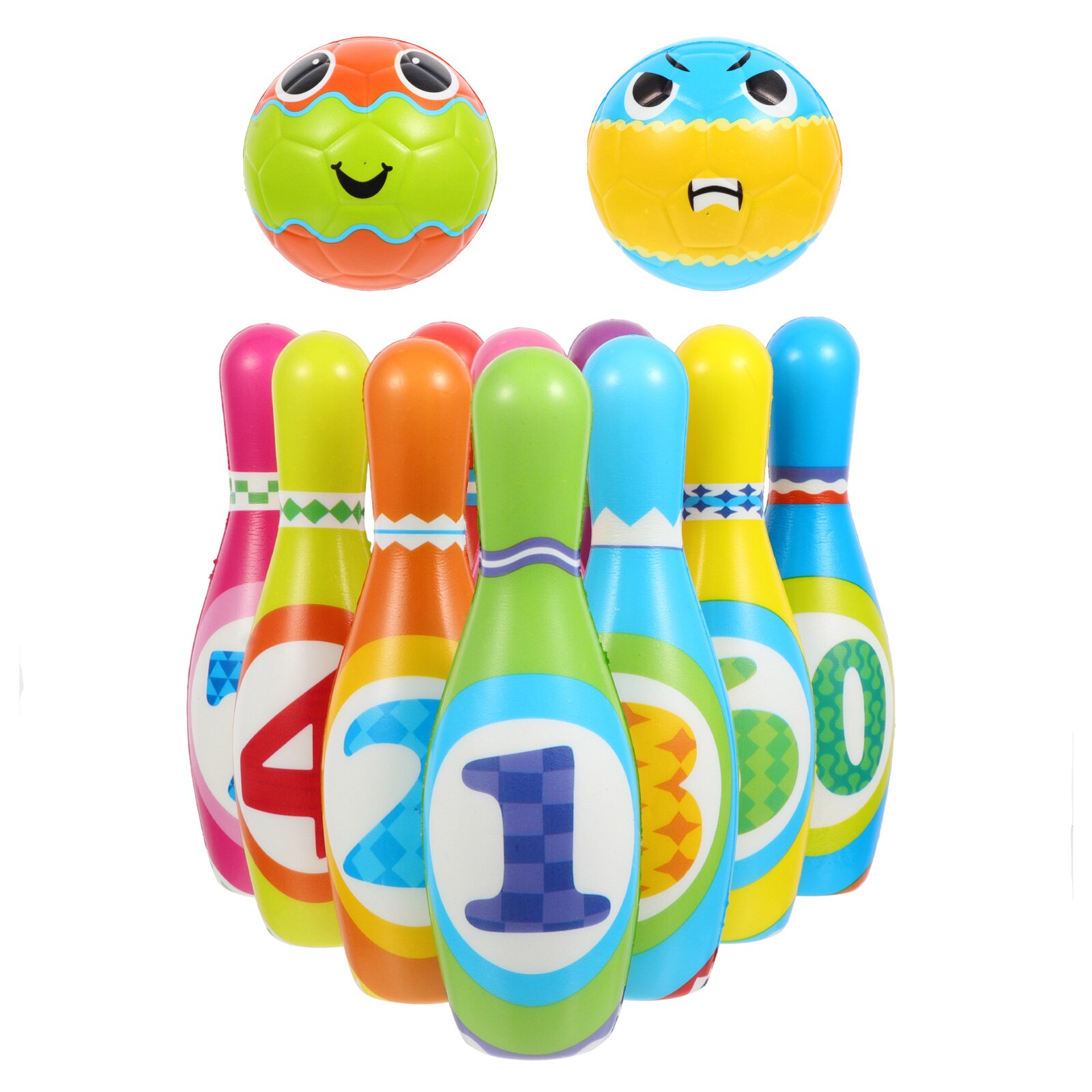 1 Set Colorful Bowling Ball Kit Indoor Outdoor Spo... – Vicedeal