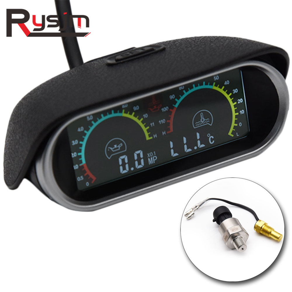 2 Functies Universele 12V/24V Truck Auto Oliedrukm... – Grandado