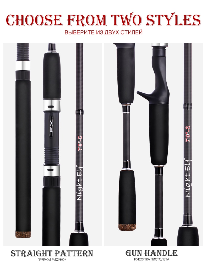 BIGBIGWORLD Fishing Rod MF Power Hand Fishing Tack... – Grandado