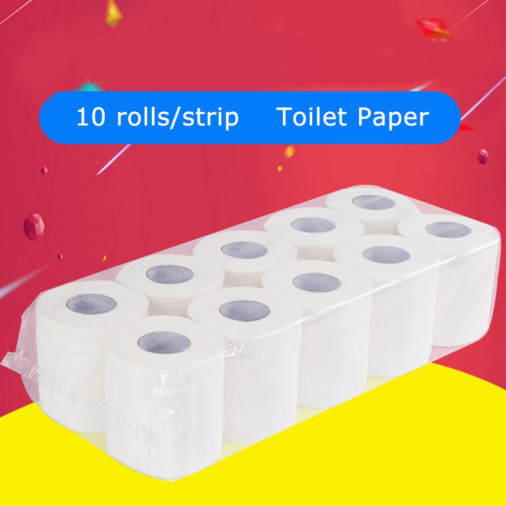 10 Rolls 3 Layer Toilet Papers Soft Household Disp... – Vicedeal