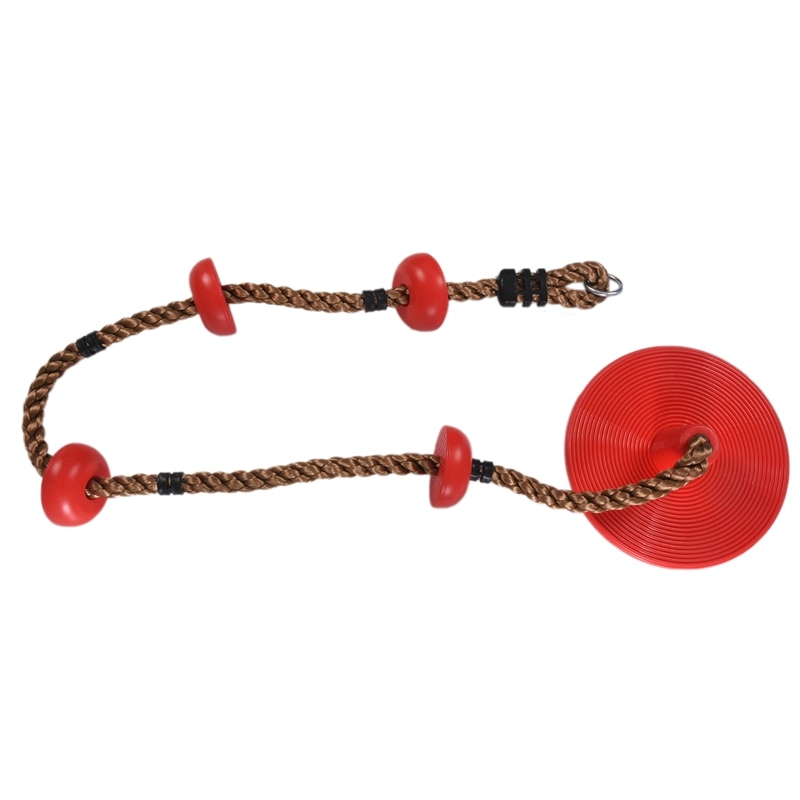 Outdoor Climbing Rope Disc Swing for Children Phys... – Grandado