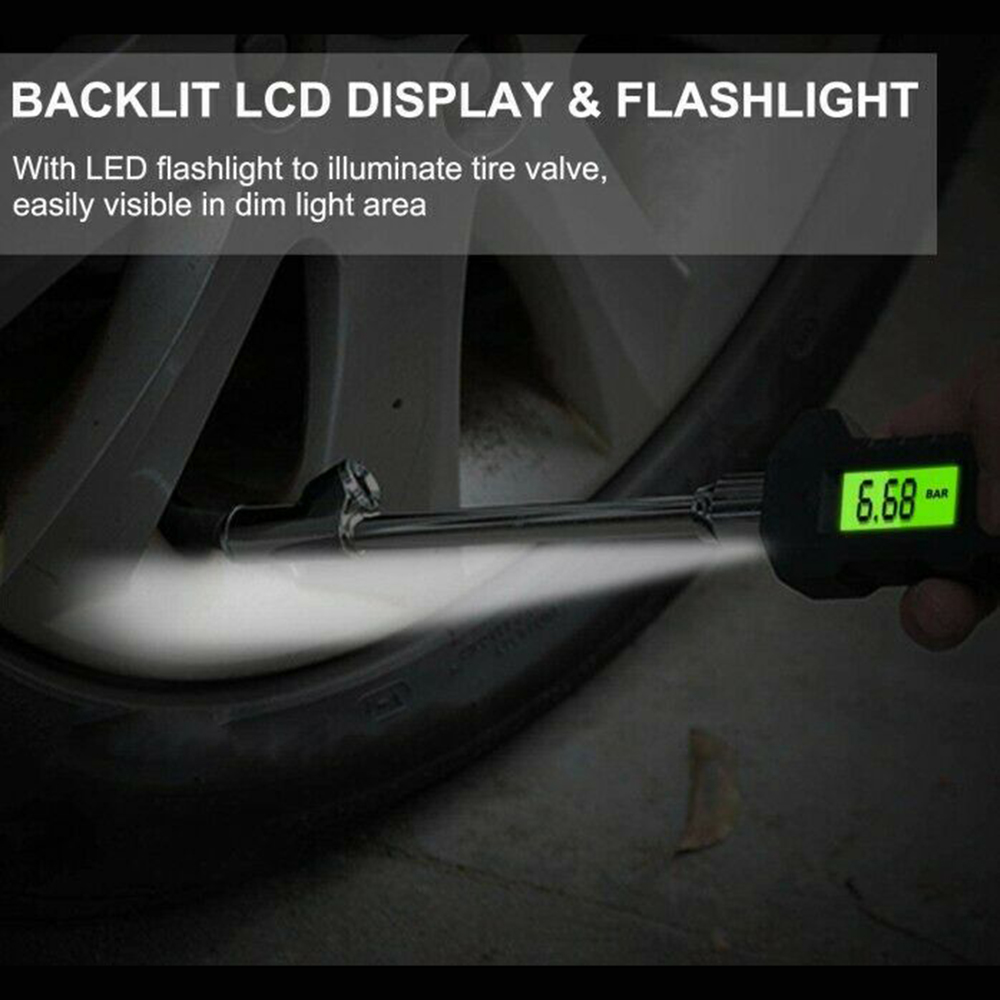 Digital Tire Air Pressure Gauge Checker Trucks Car... – Grandado