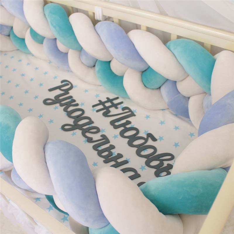 Ins Baby Bed Bumper Olifant Print Kinderen Veilig ... – Grandado