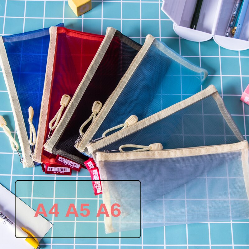 A4 A5 A6 Transparent Color Document Package Paper ... – Vicedeal