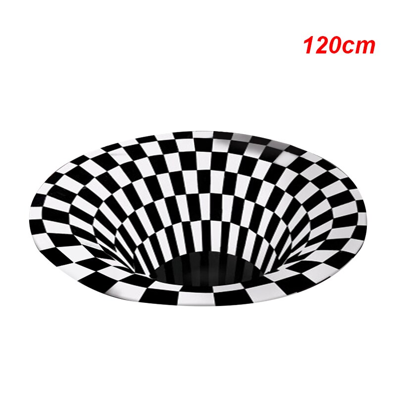 3D Vortex Illusion Terug Tapijt Stereo Vision Tapi... – Vicedeal