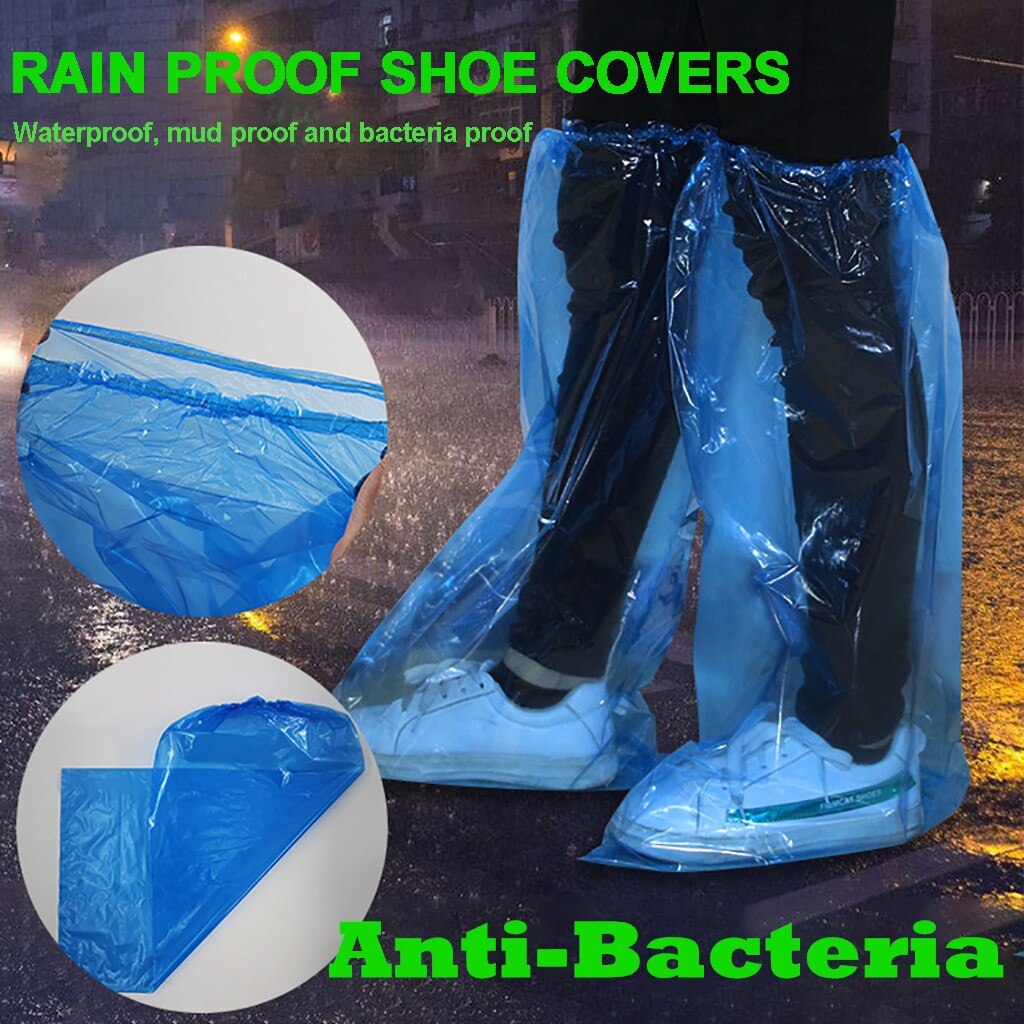 100PCS Disposable Plastic Shoe Covers Cleaning Ove... – Grandado