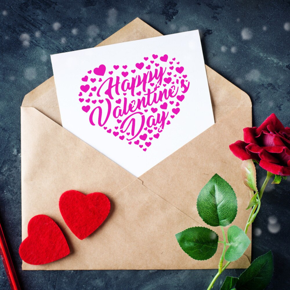 16pcs Valentine's Day Theme Painting Templates Hol... – Grandado