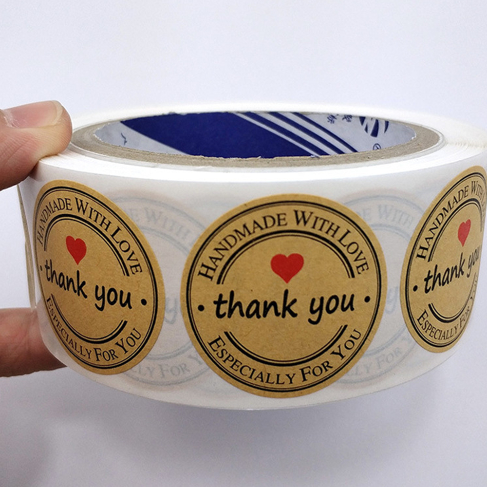 Party Dank U Stickers Roll 1 Inch Waterdichte 500 ... – Vicedeal