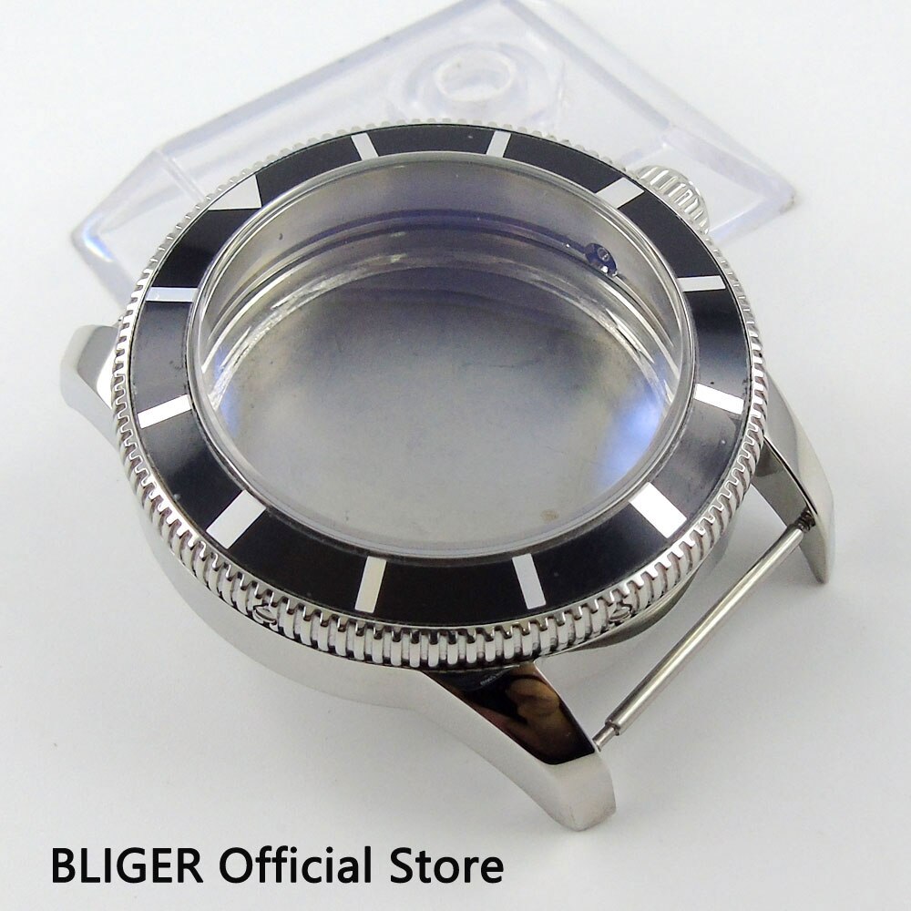 Stainless Steel 46MM BLIGER Watch Case Aluminum al... – Grandado