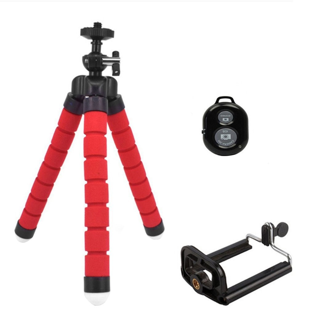 Flexible Sponge Octopus Mini Tripod With Wireless ... – Grandado