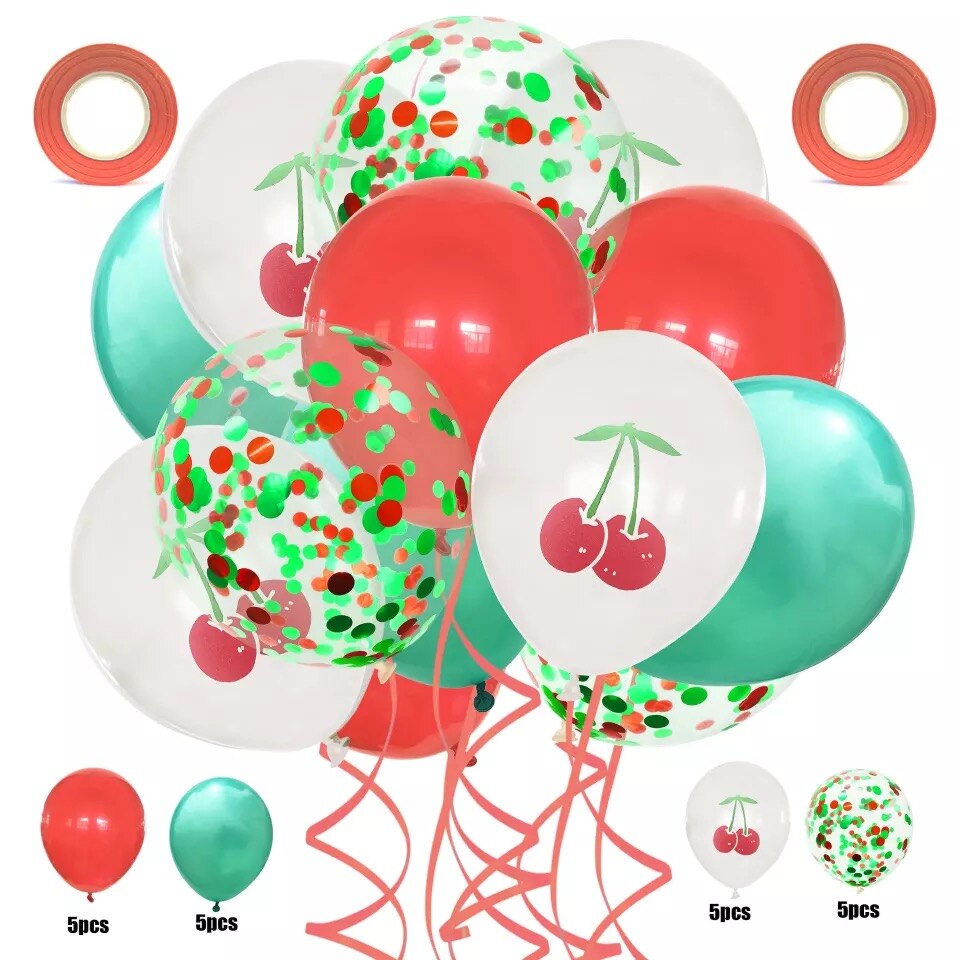 20pcs 12 inch balloon summer ballons fruit pineapp... – Vicedeal
