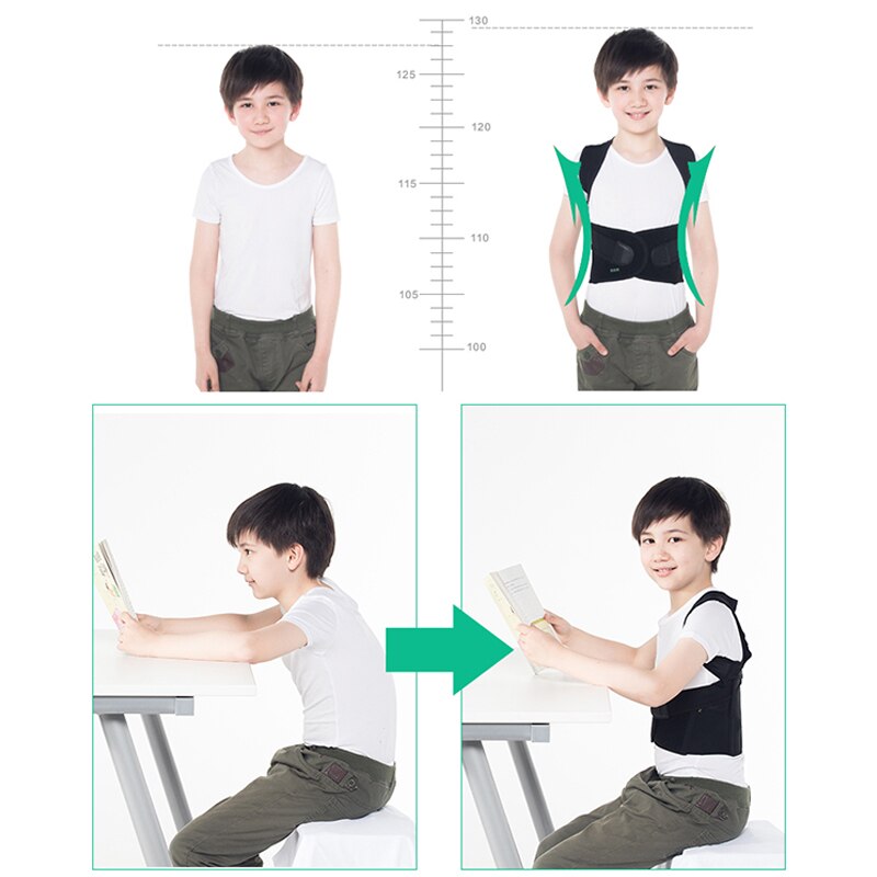 Child Back Shoulder Support Brace Straightener Pos... – Vicedeal