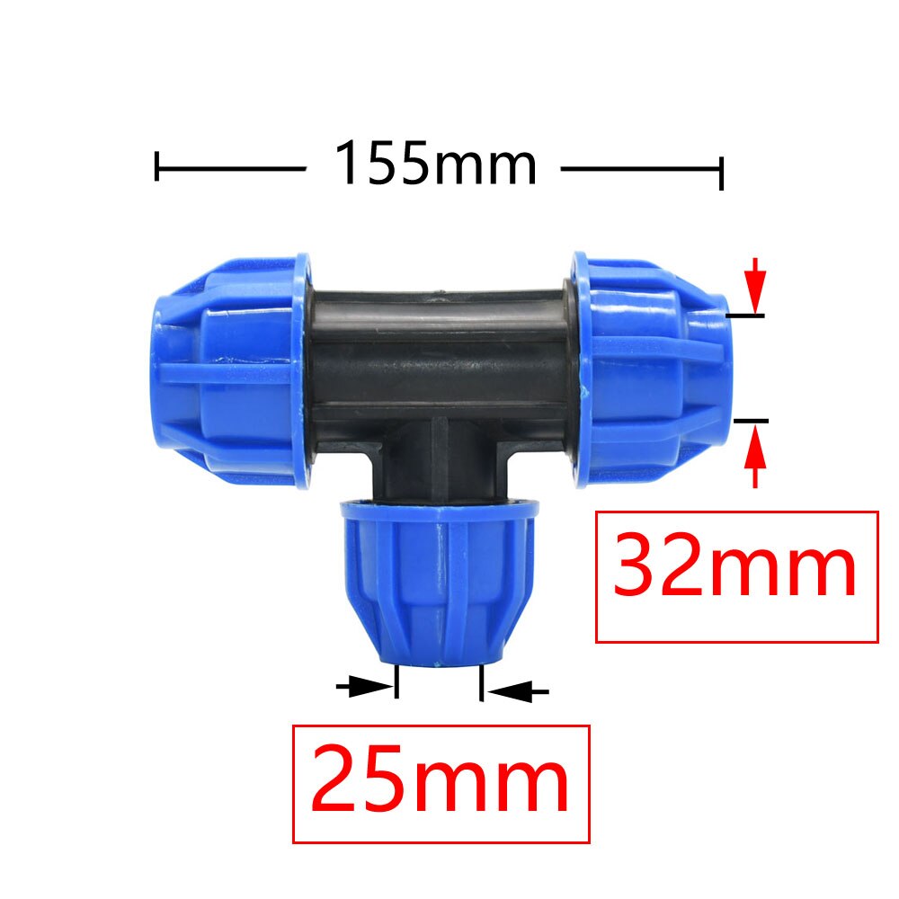 20/25/32mm Tee Plastic Connector Water Splitter T-... – Grandado