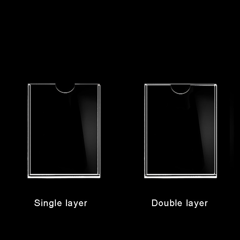 1pcS A4 Double-layer acrylic slot Transparent phot... – Grandado