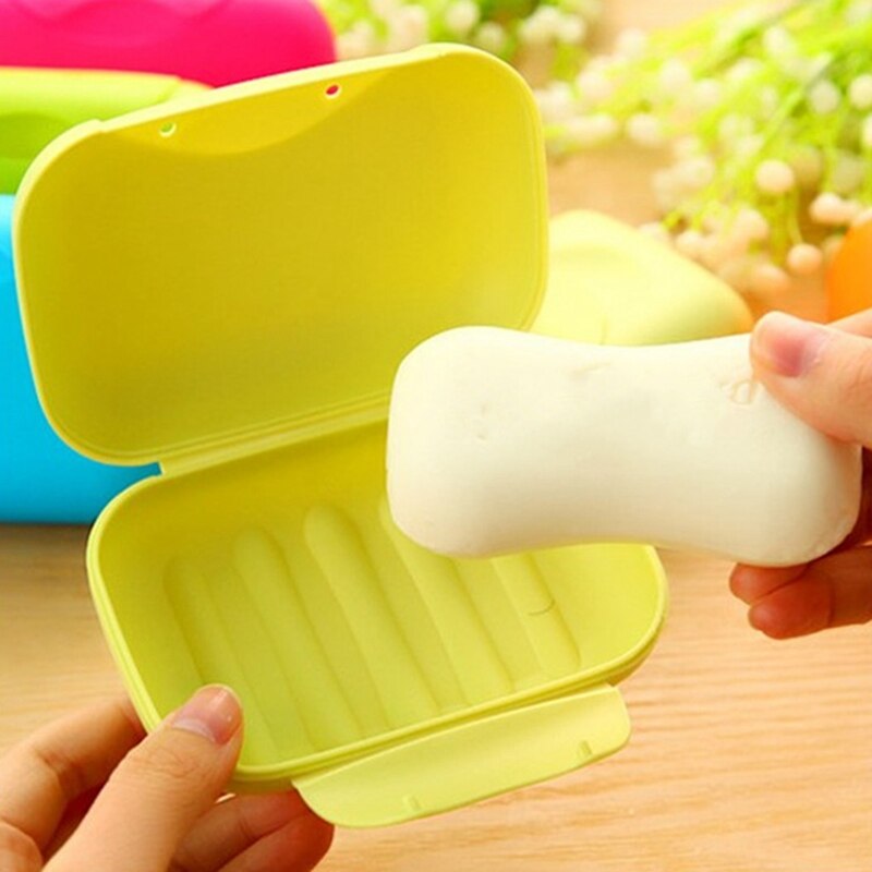 Plastic Travel Soap Box Dish Plate Case Case Holde... – Grandado
