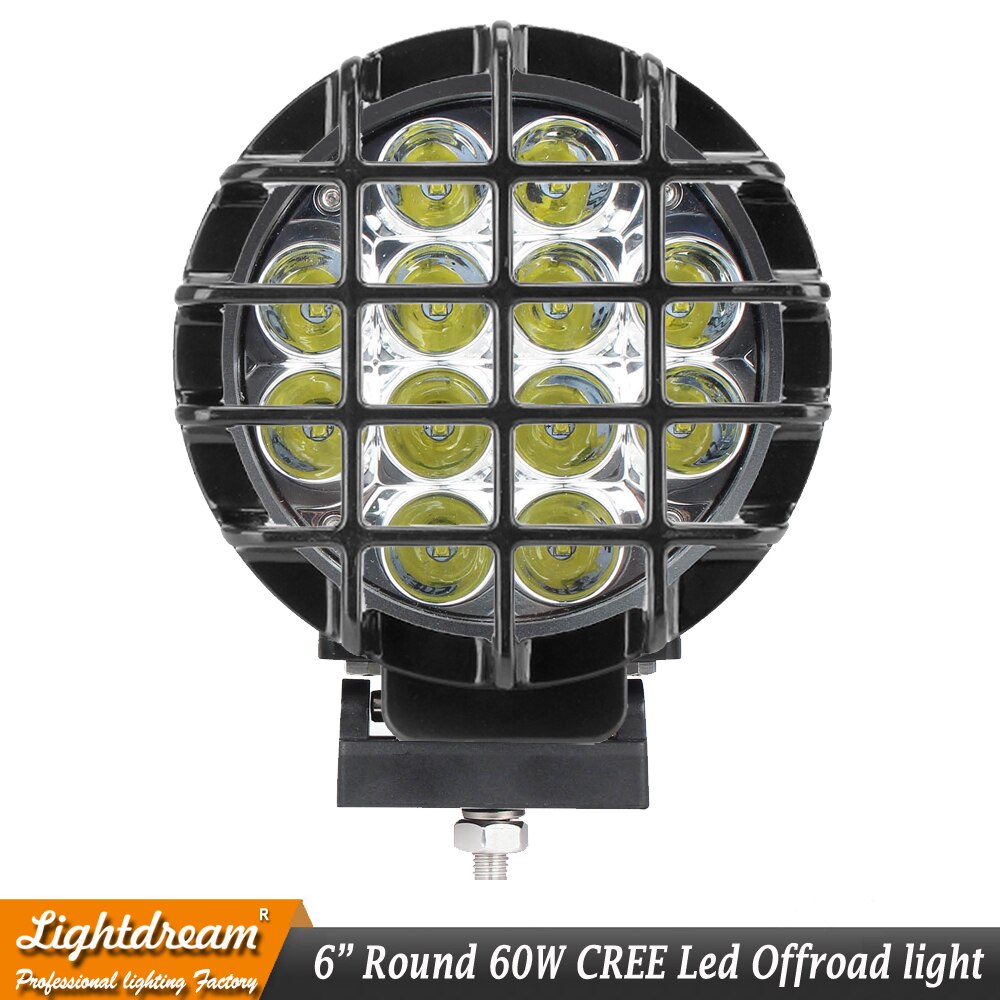 6 inch led lights Driving 60W Round Led OffRoad Li... – Vicedeal