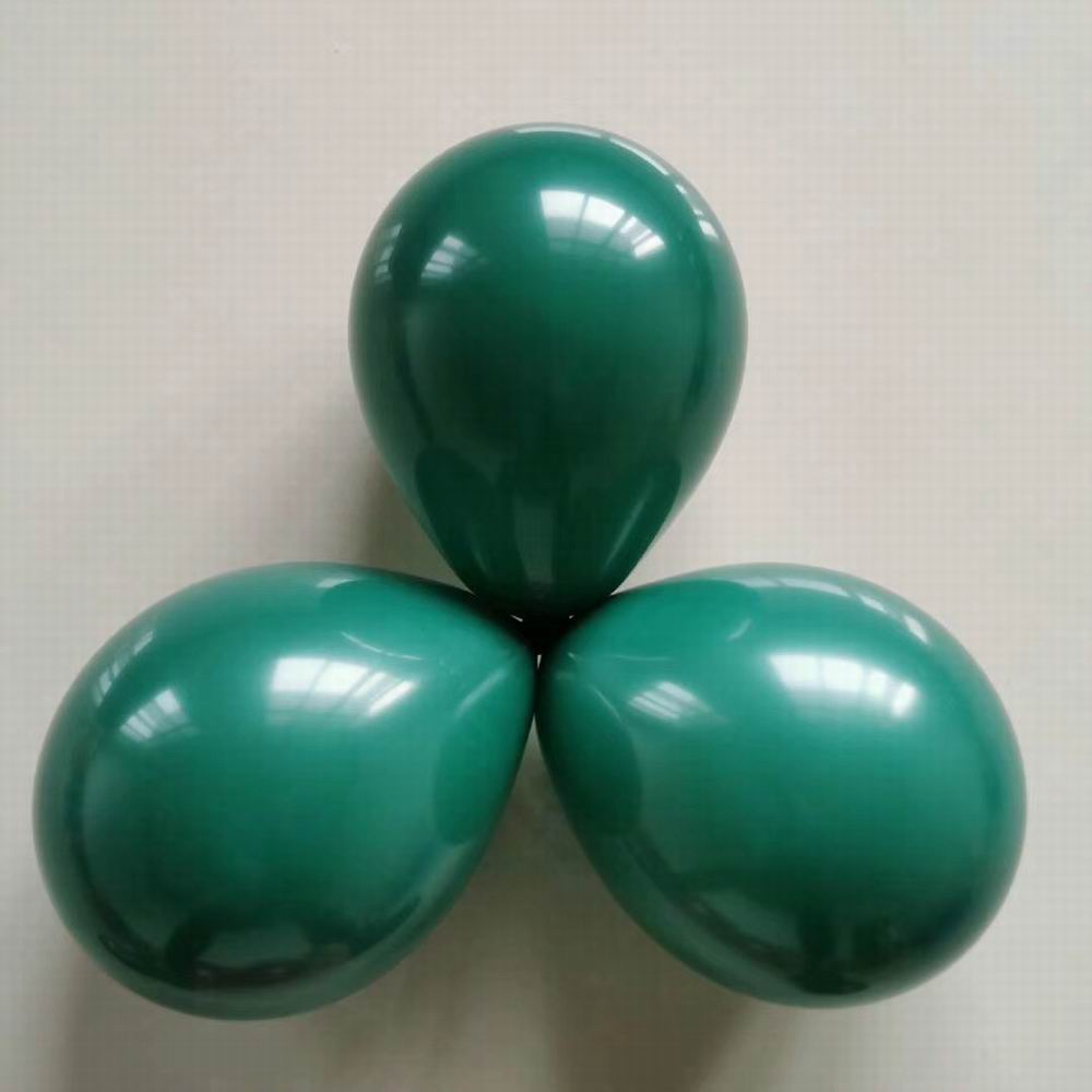 10inch 10/30/50pcs Bean Green balloons retro dark ... – Grandado