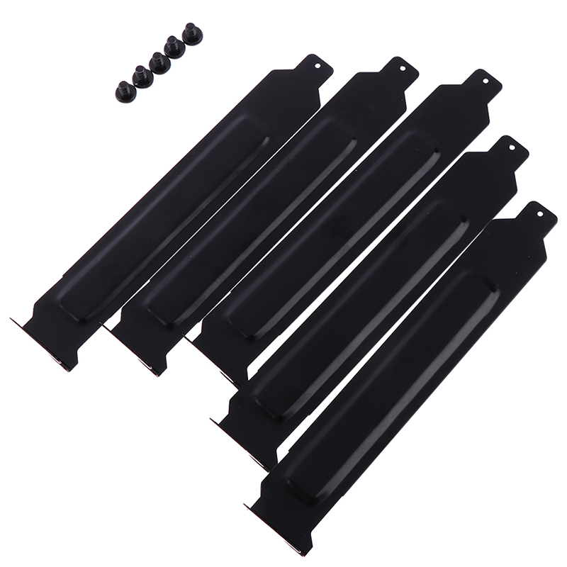 5pcs/lot Black Hard Steel PCI Slot Covers Bracket ... – Grandado