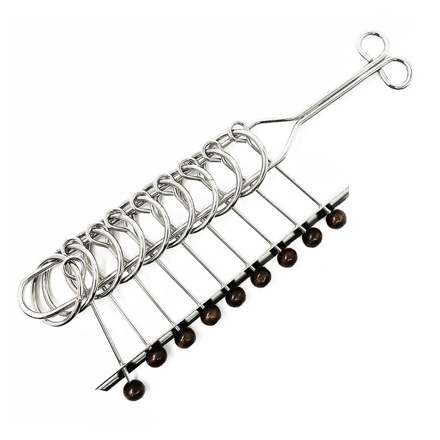 Besegad 18pcs Metal Wire Puzzles IQ Test Mind Brai... – Grandado