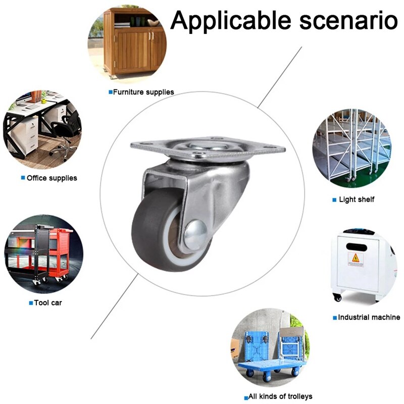 4Pack 2inch Furniture Crib Casters Cabinet Clamp w... – Vicedeal