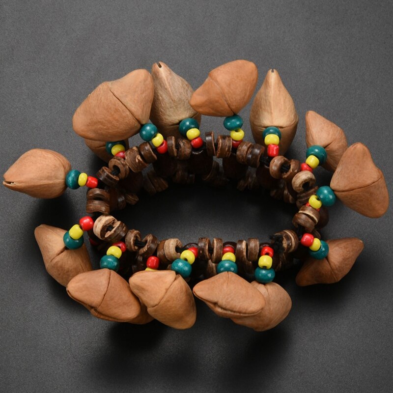 Handmade Nuts Shell Bracelet Handbell for Djembe A... – Grandado