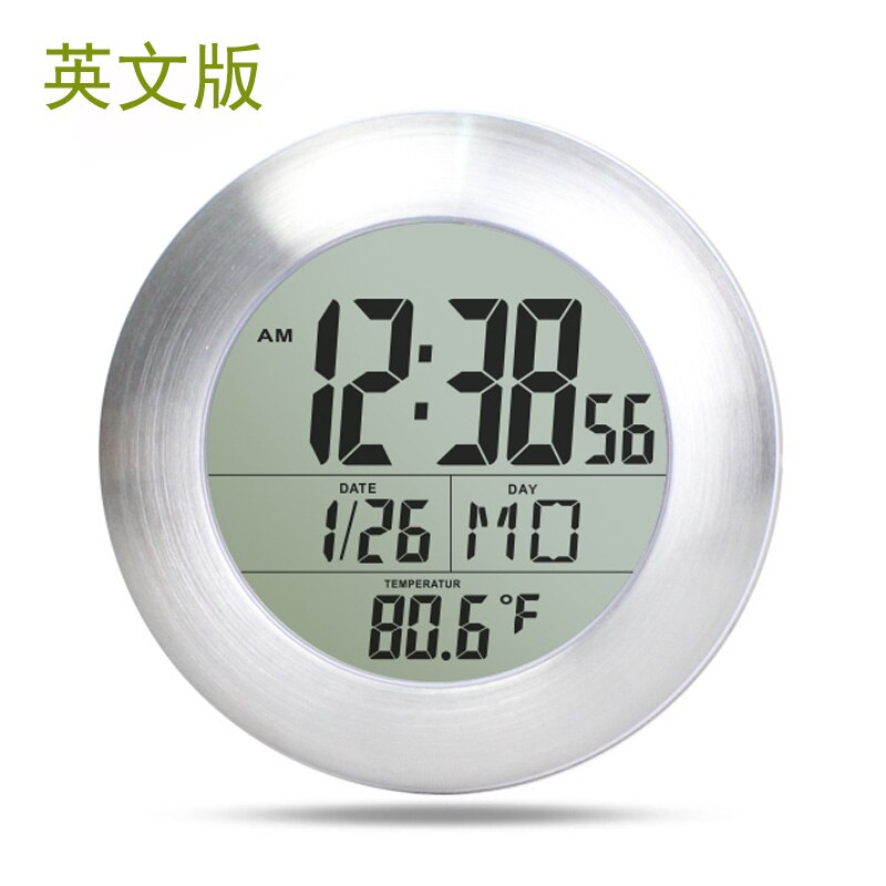 Wall Clock Digital Led Display Quite Silent Decora... – Vicedeal